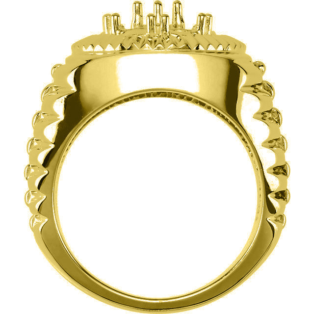 14k Yellow Gold Mens President Jubilee Diamond Ring 1.50Ct. | Sarraf.com
