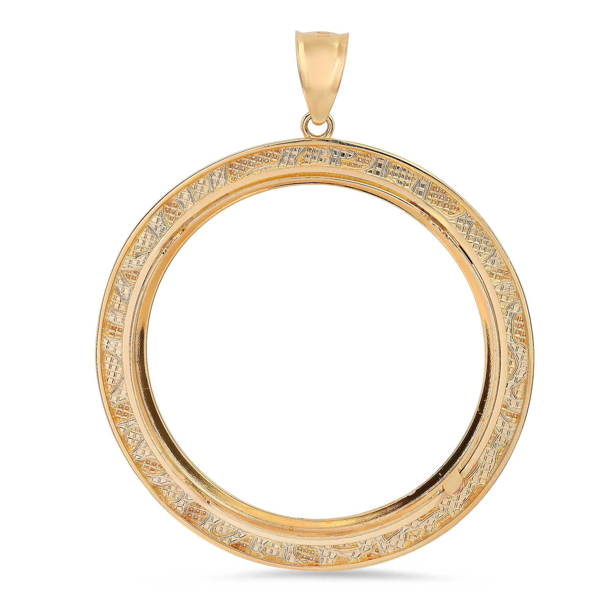 14k Gold 50 Pesos Coin Bezel | Sarraf.com
