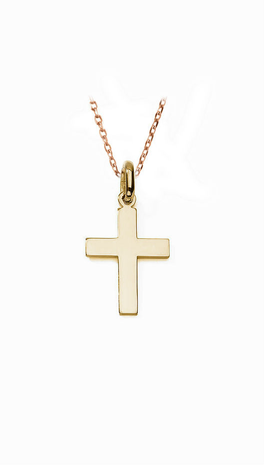 Cross (without Jesus) Pendants 14k Yellow gold Cross (without Jesus ...