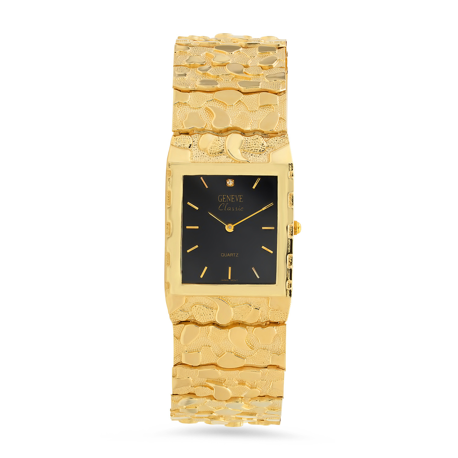 14k Gold 26mm Men's Nugget Watch | Sarraf.com