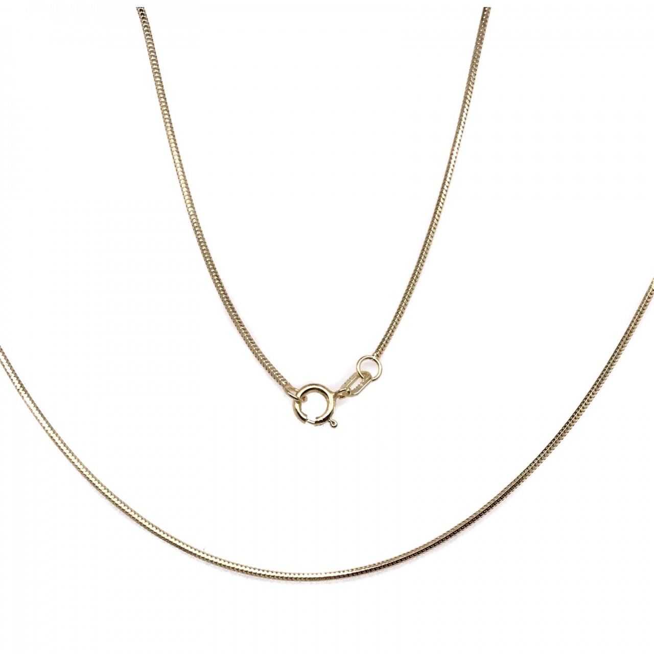 10k Gold 2mm Snake Chain 20Inches | Sarraf.com