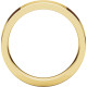 22K Gold 5mm High Polished Flat Wedding Band | Sarraf.com