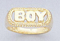 14k Gold Baby Boy Ring| Sarraf.com