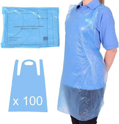 Disposable Aprons NHS approved 16 Micron 27 x 46 100 aprons per pack