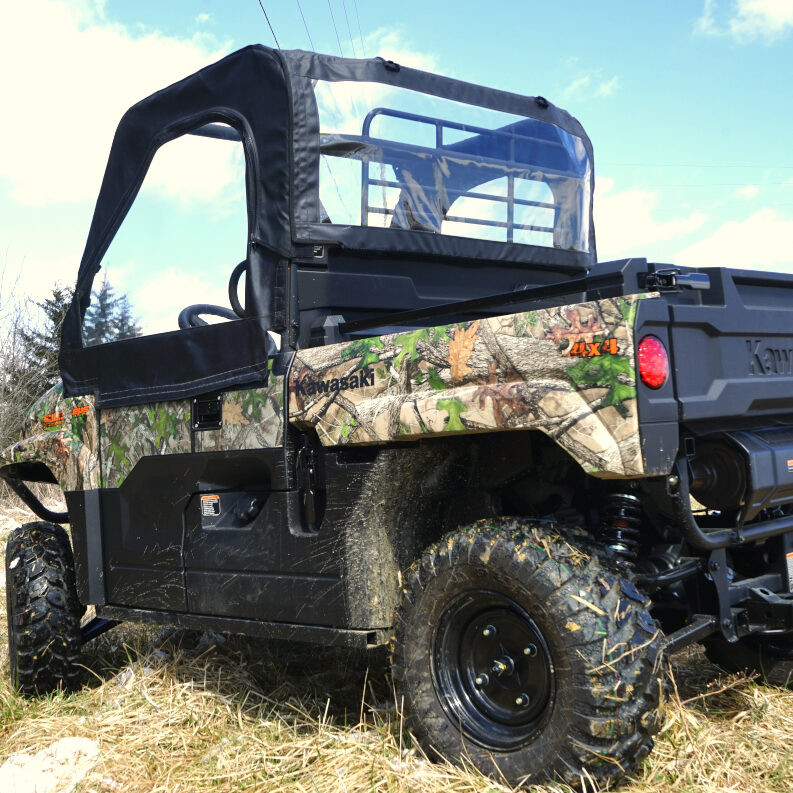Kawasaki Mule Pro-MX Soft Upper Doors/Rear Shield | UTV Direct