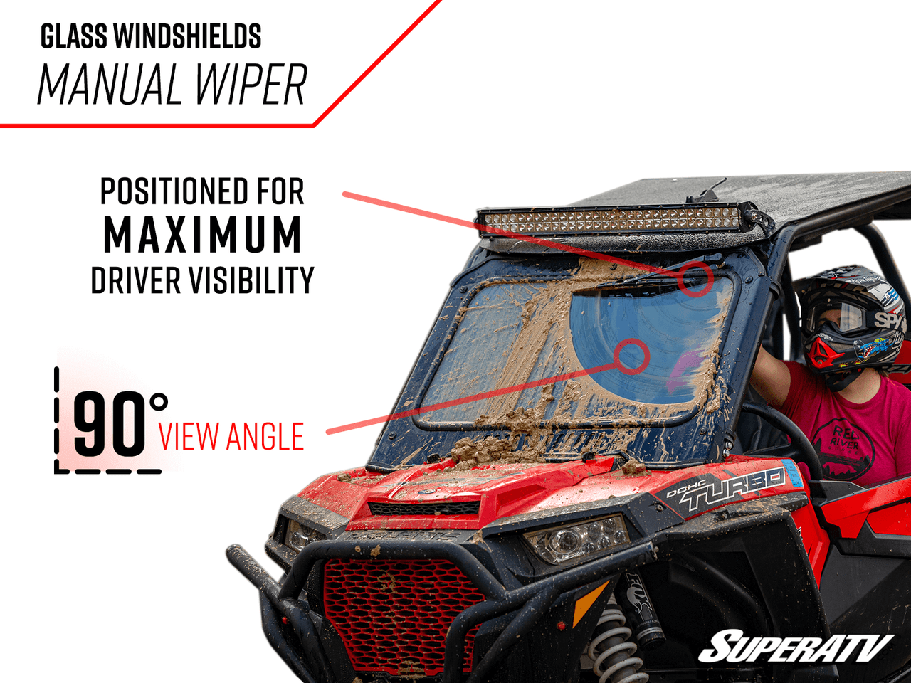 Polaris Rzr Xp 1000 Turbo Glass Windshield Utv Direct