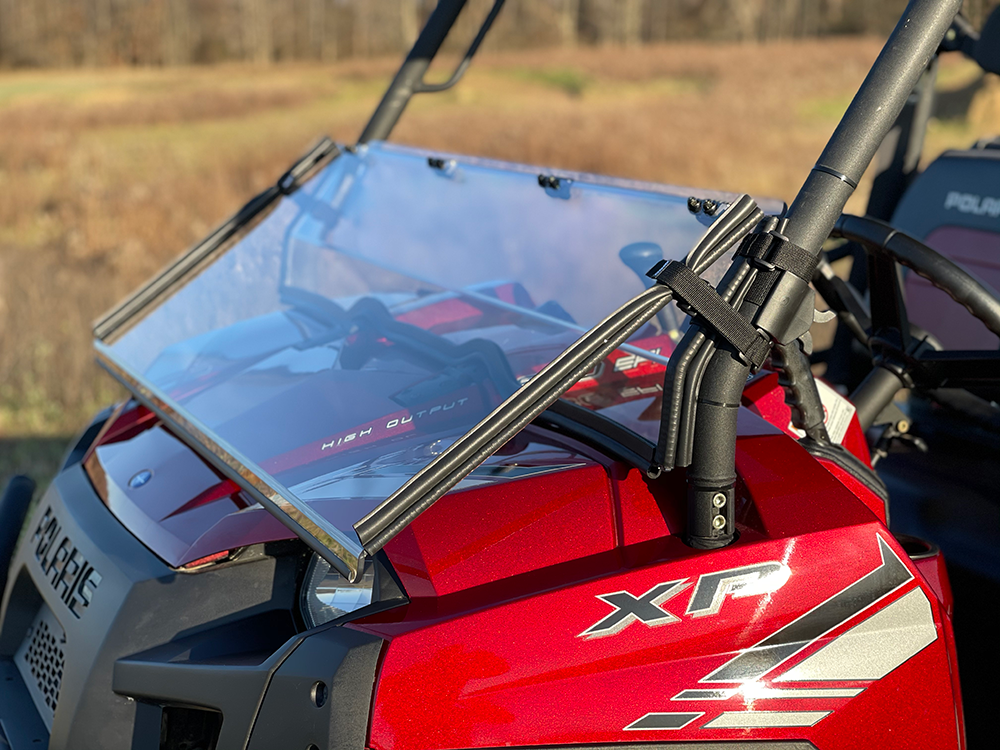 Polaris Ranger XP 800 Scratch Resistant Folding Windshield | UTV Direct