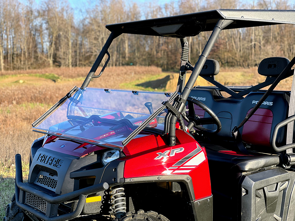 Polaris Ranger Full Size 570 Scratch Resistant Folding Windshield | UTV ...