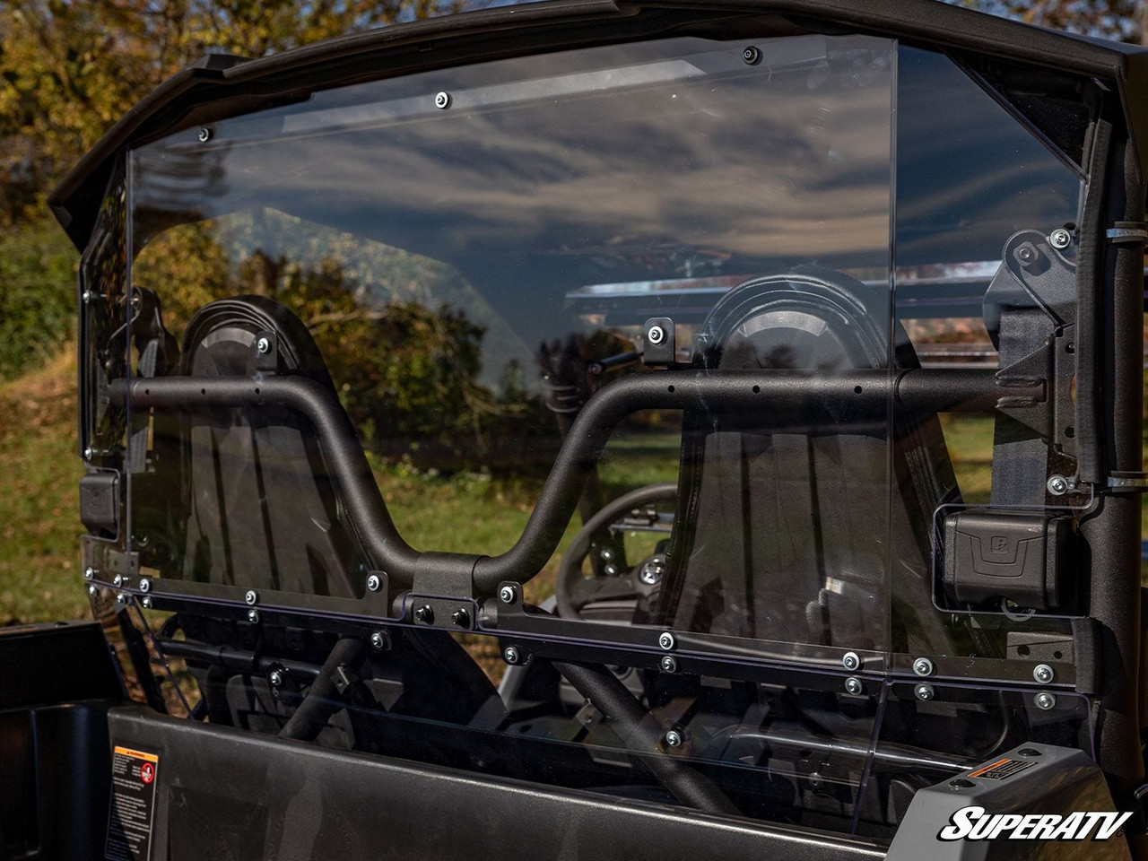 Yamaha Wolverine RMAX-2 Scratch Resistant Rear Windshield | UTV Direct