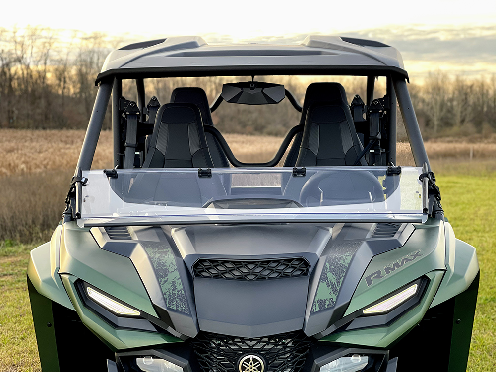 Yamaha Wolverine RMAX 1000 Folding Hard Coated Windshield | UTV Direct