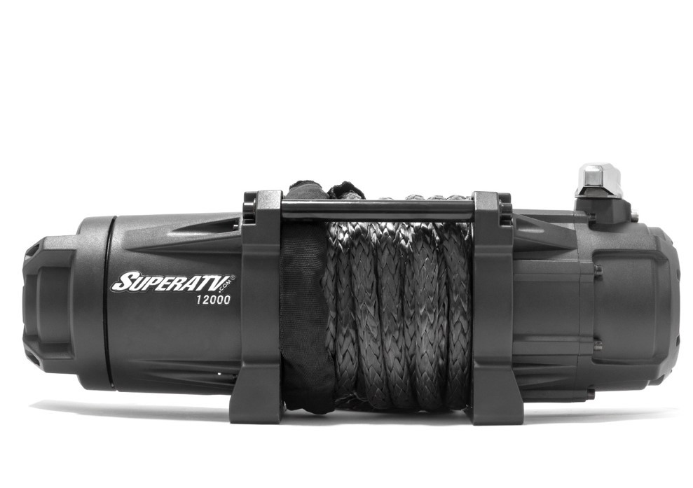 12,000 LB. Winch (With Wireless Remote and Synthetic Cable) | UTV Direct