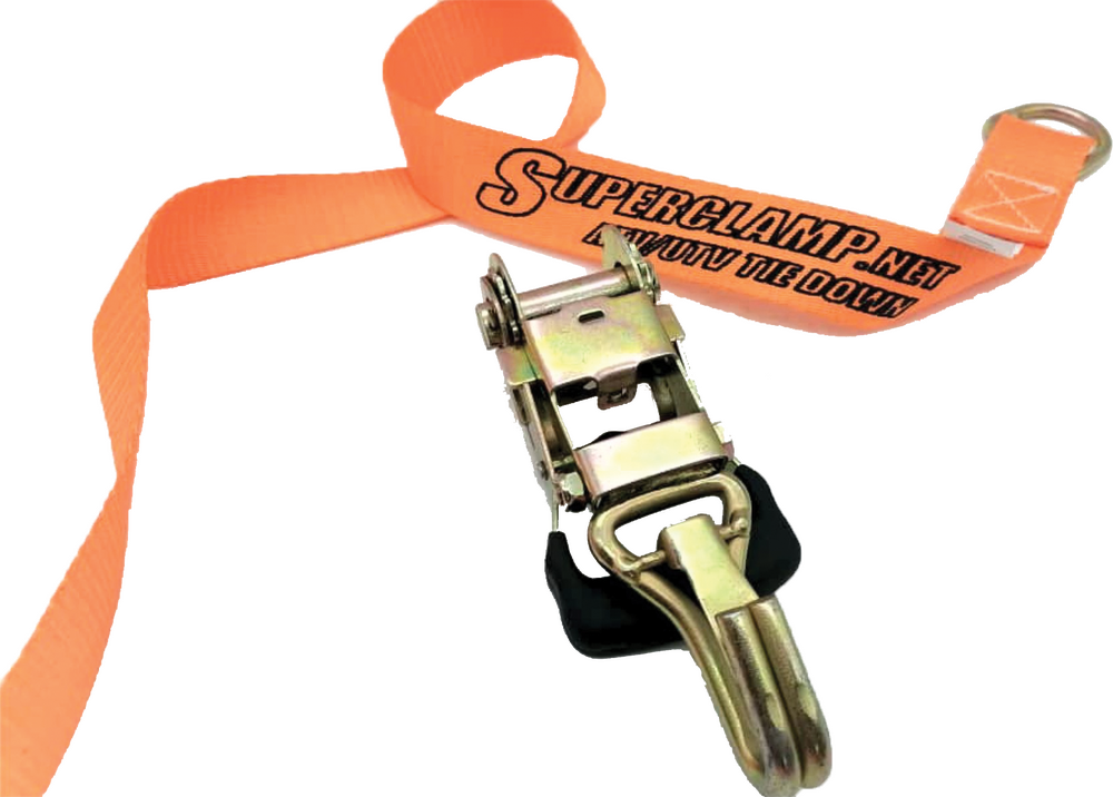 SuperClamp UTV Tie Down Strap Kit 4pc | UTV Direct