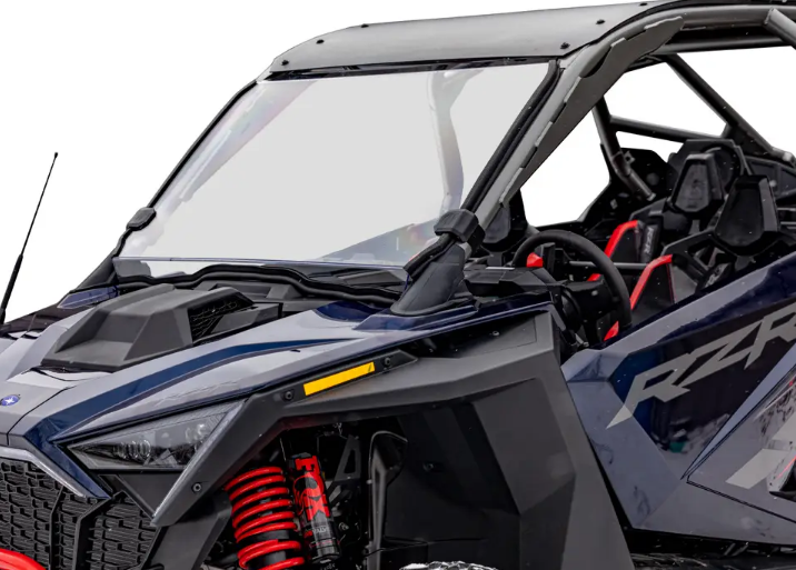 Polaris RZR Pro R 2-seat Scratch Resistant Full Windshield | UTV Direct