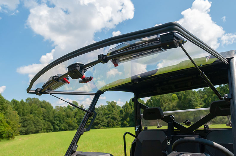 Seizmik Polaris Ranger XP 900-1000 Flip-Up Windshield Scratch Resistant ...