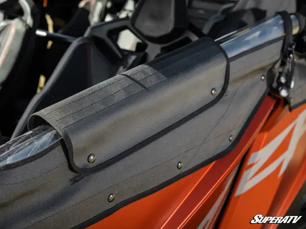 Polaris RZR Turbo R 4-Seat Primal Soft Enclosure Upper Doors | UTV Direct