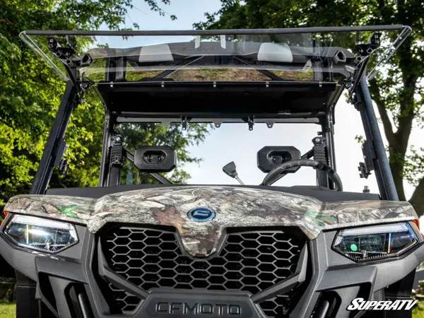 CFMoto UForce 600 Scratch Resistant Flip Windshield | UTV Direct