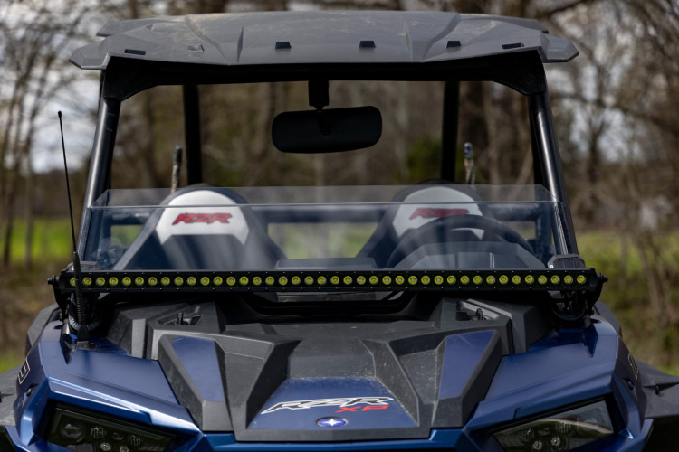 Polaris RZR XP 1000 40" Black Single Row Front Mount LED Light Kit ...