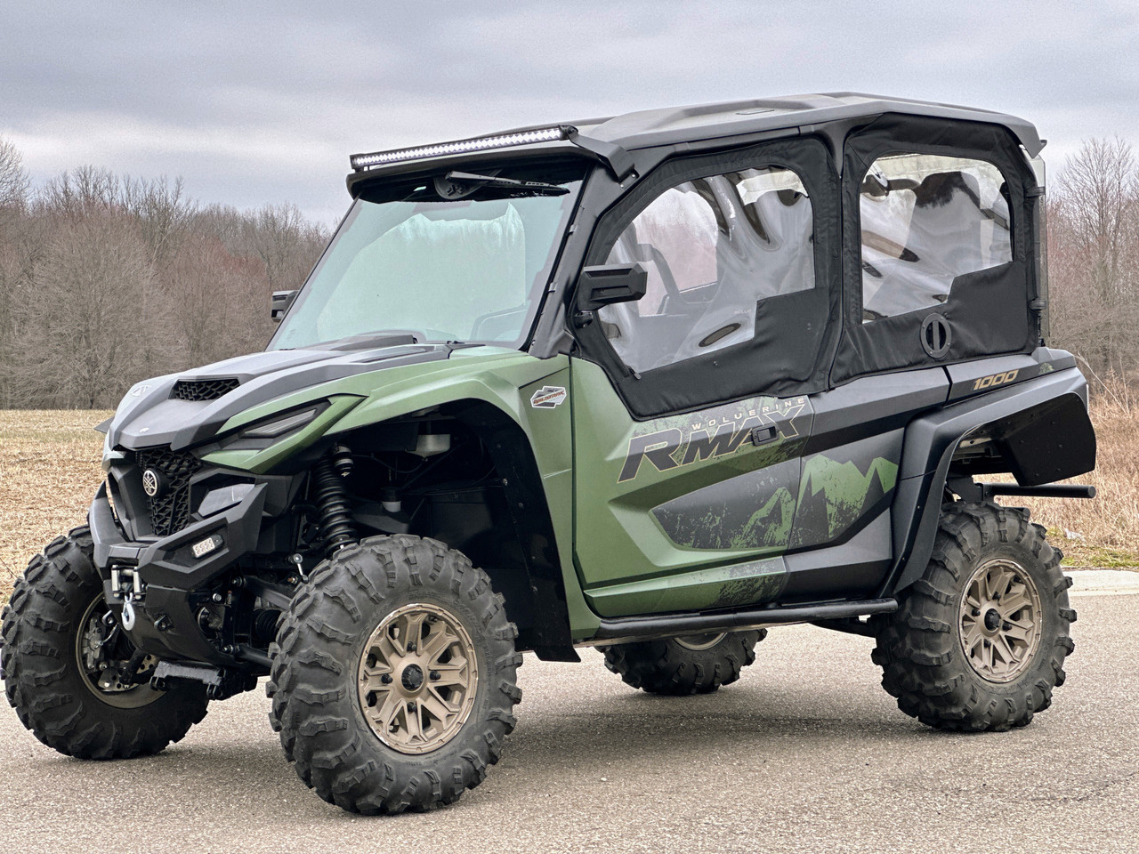 Yamaha RMAX 1000 Curved Light Bar 40" Kit w/Mounting Brackets | UTV Direct