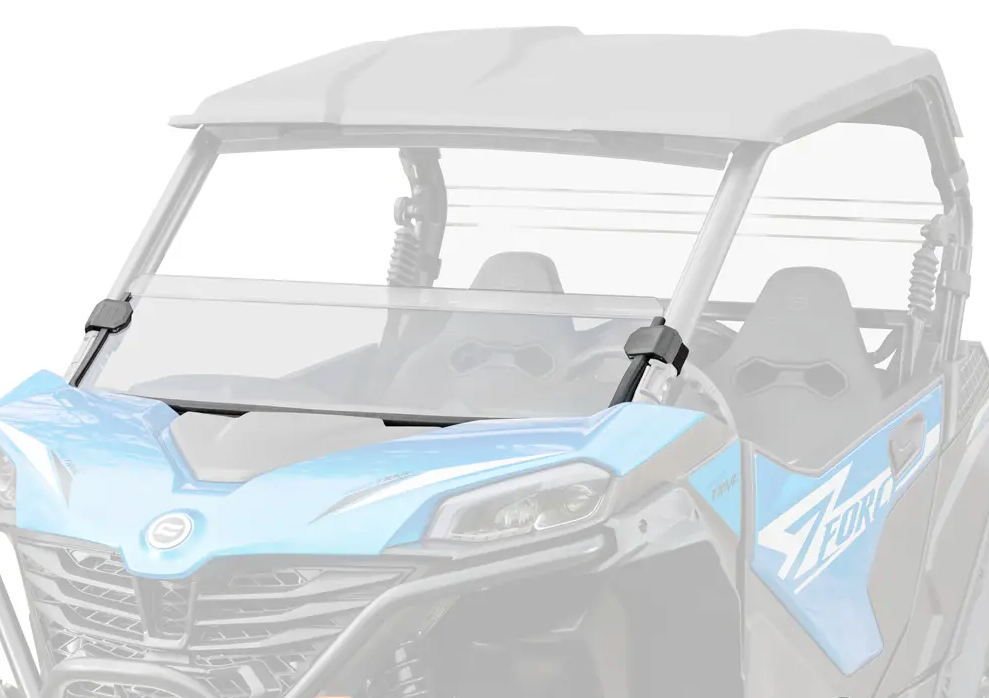 CF Moto Z-Force 950 Trail Scratch-Resistant Half Windshield | UTV Direct