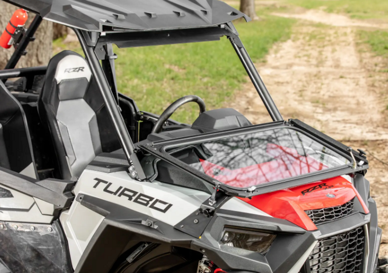 Polaris RZR XP 1000-Turbo Flip Down Glass Windshield | UTV Direct