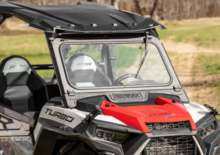 Polaris RZR XP 1000-Turbo Flip Down Glass Windshield | UTV Direct