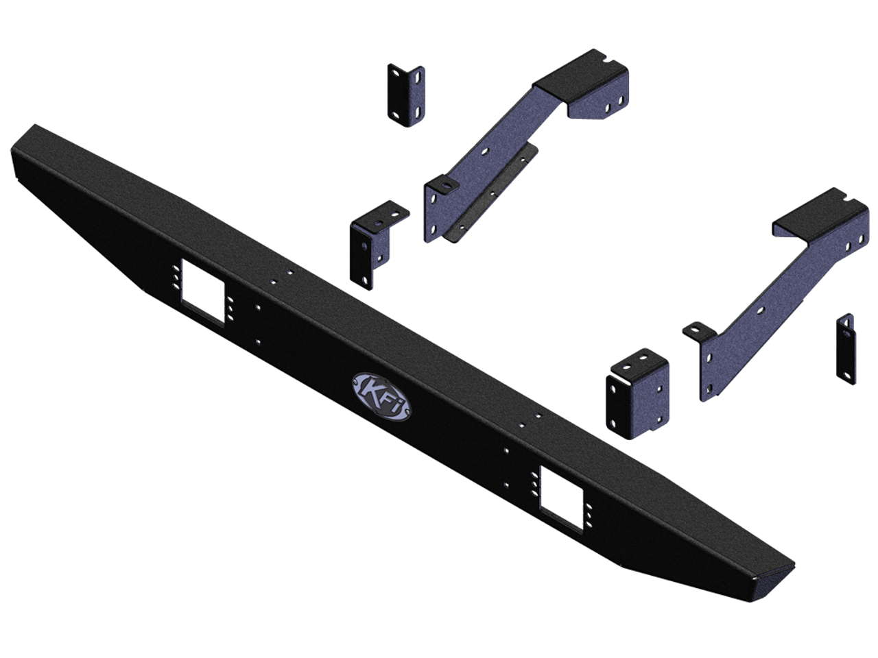 Polaris Full Size Ranger Rear Formed Bumper Utv Direct