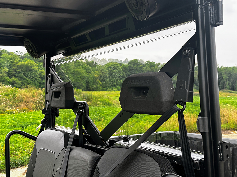 Polaris Ranger XP 900-1000 Rear Windshield by Spike | UTV Direct