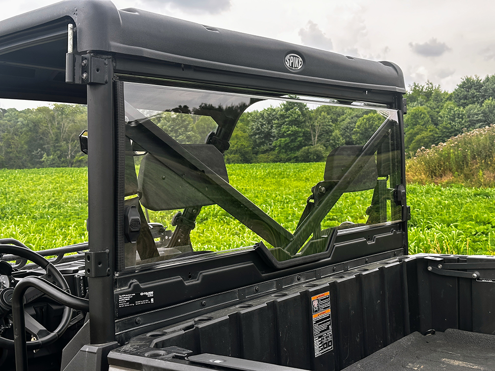 Polaris Ranger XP 900-1000 Rear Windshield by Spike | UTV Direct