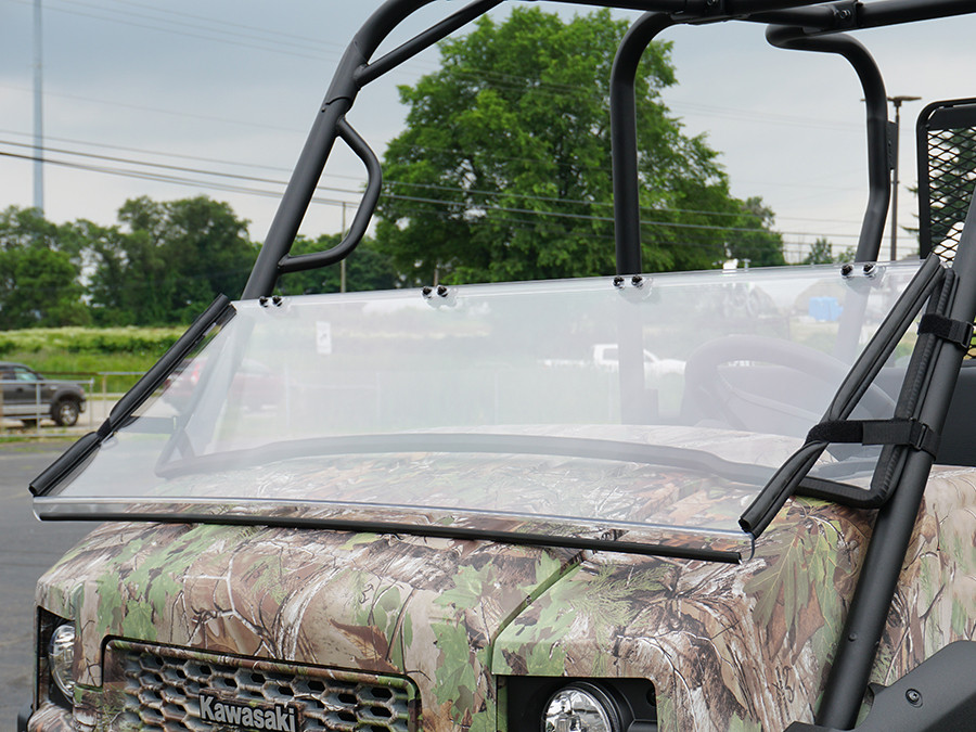 Kawasaki Mule Pro FXR Folding Scratch Resistant Windshield | UTV Direct