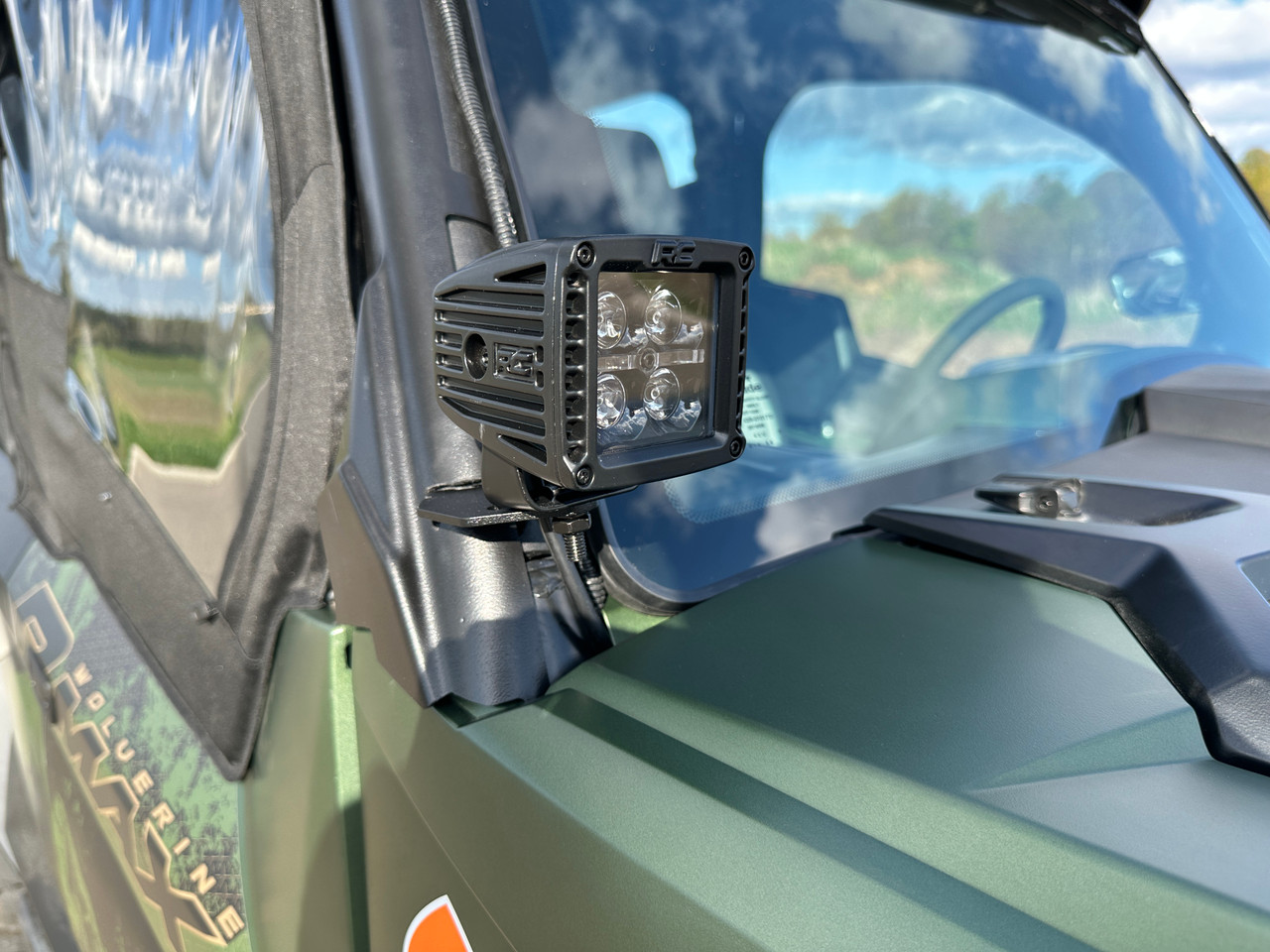 Yamaha Wolverine RMAX-X2 Cube Lights Mounting Bracket Set | UTV Direct