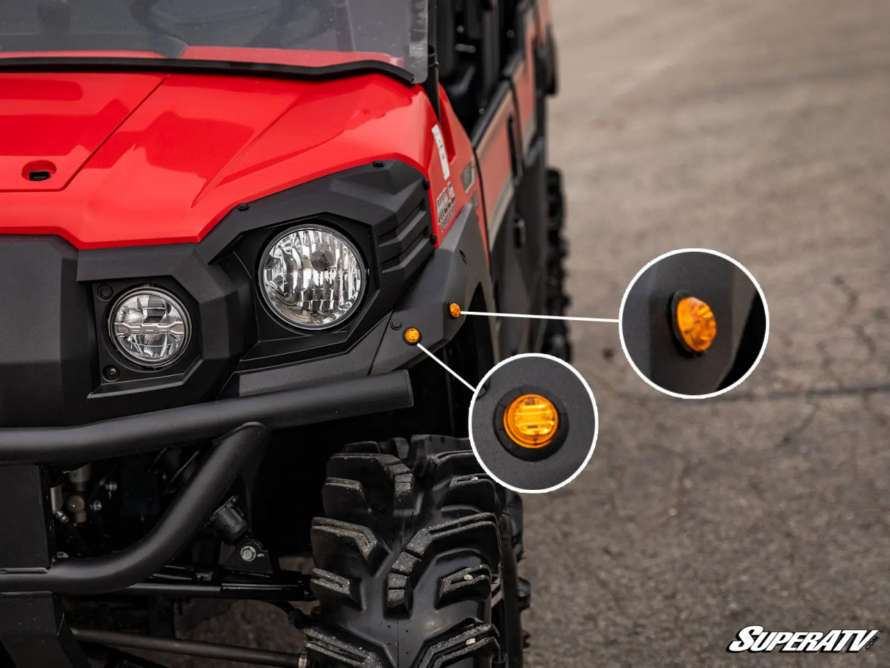 Kawasaki Mule Pro Deluxe Plug-n-Play Turn Signal Kit | UTV Direct
