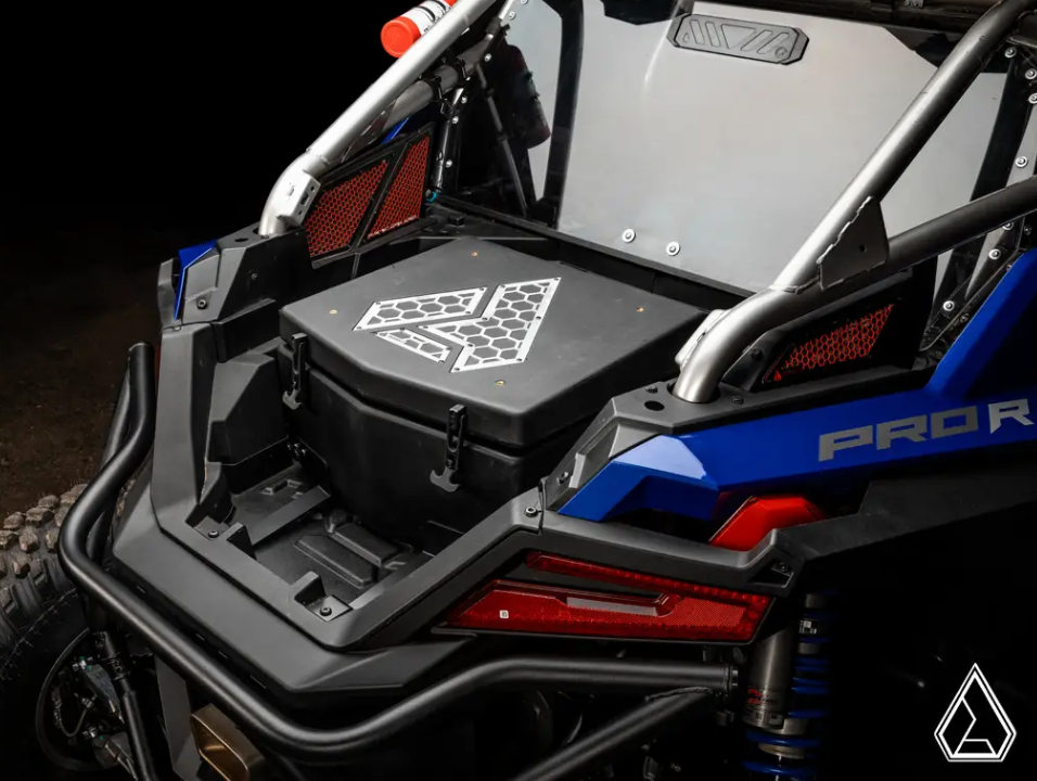 Assault Industries Polaris RZR Pro R Cooler/Cargo Box | UTV Direct