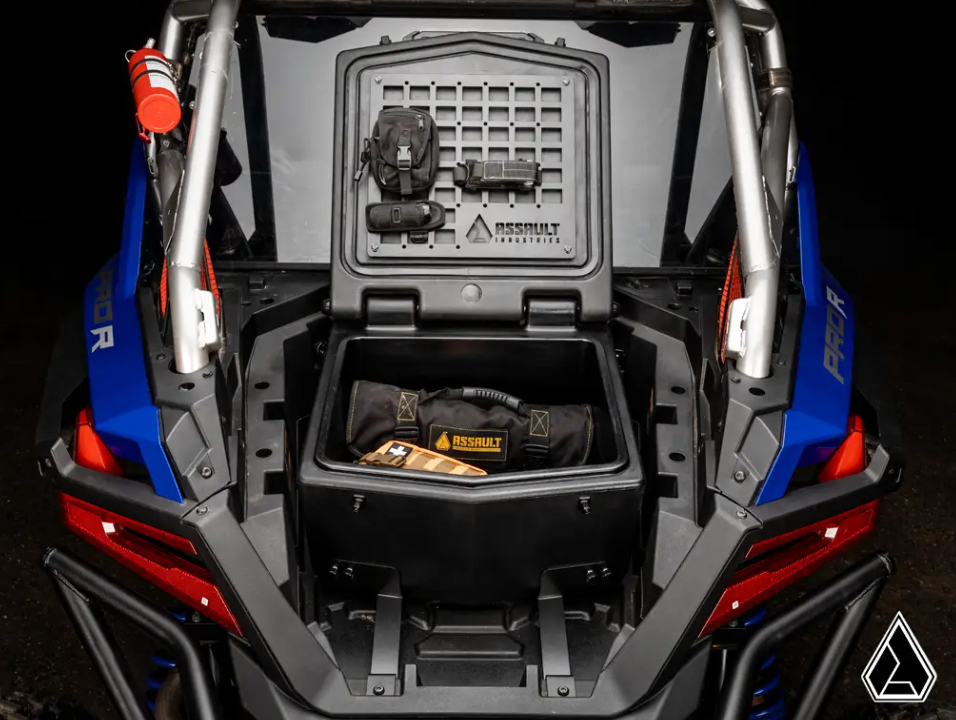 Assault Industries Polaris RZR Pro R Cooler/Cargo Box | UTV Direct