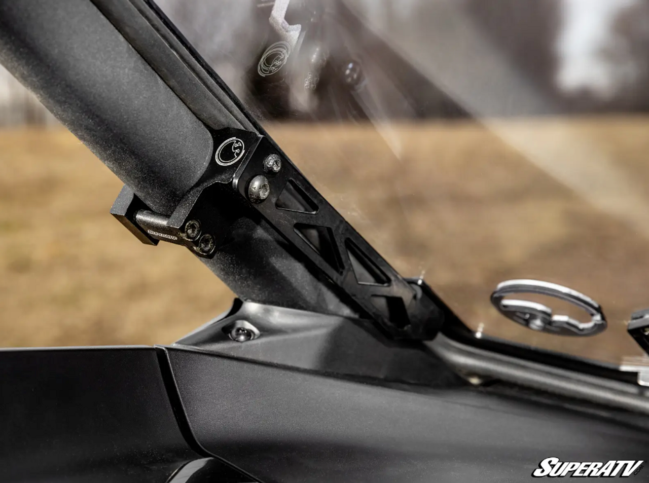 Can Am Maverick R Scratch Resistant Vented Full Windshield Utv Direct