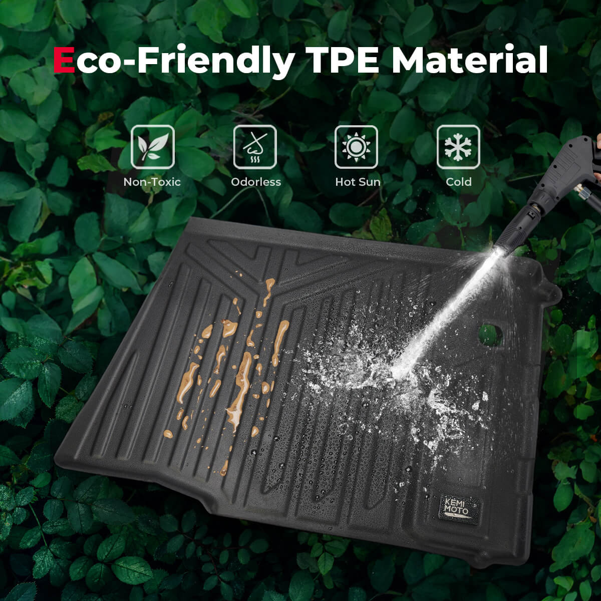 Can-Am Defender MAX 4pc TPE Anti-Slip Floor Mats Kit | UTV Direct