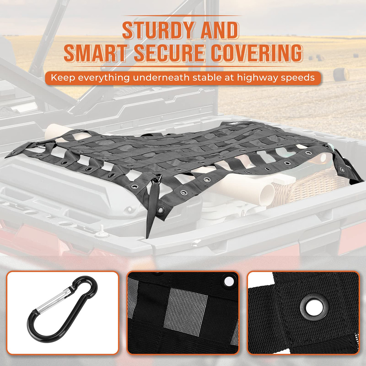 Heavy Duty UTV Bed Net | UTV Direct