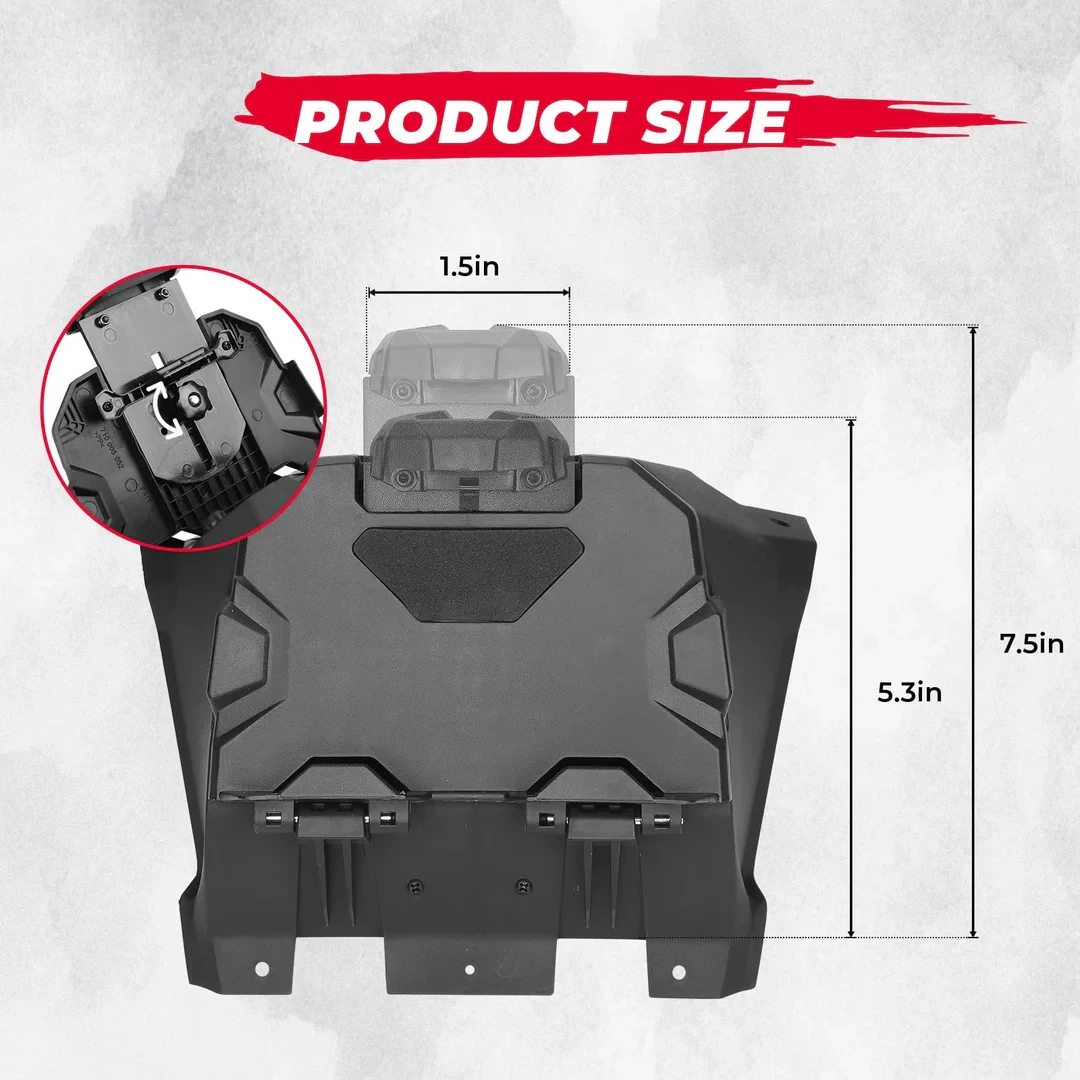 Polaris RZR Pro XP Tablet Holder with Storage Box | UTV Direct