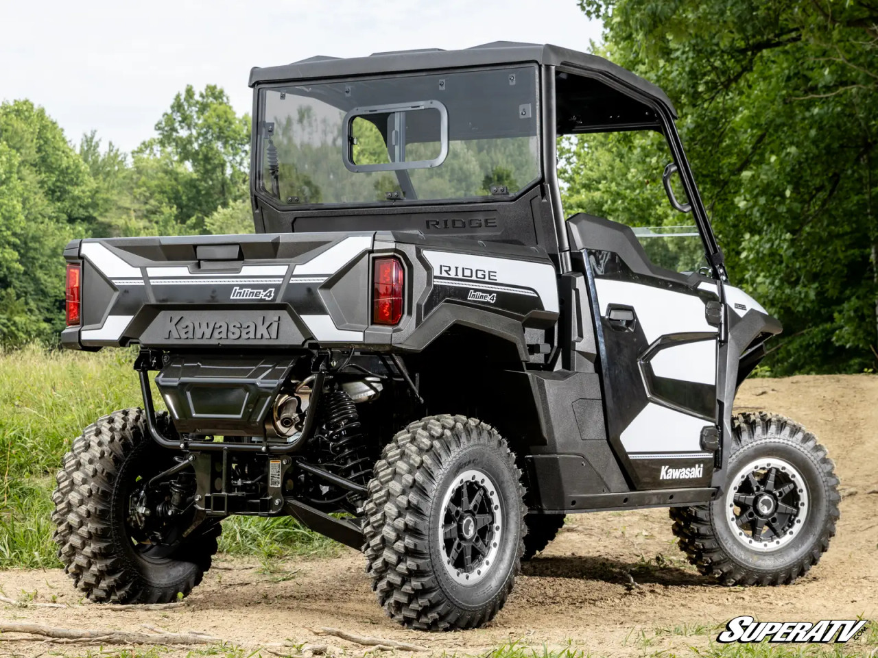 Kawasaki Ridge Sliding Rear Windshield | UTV Direct