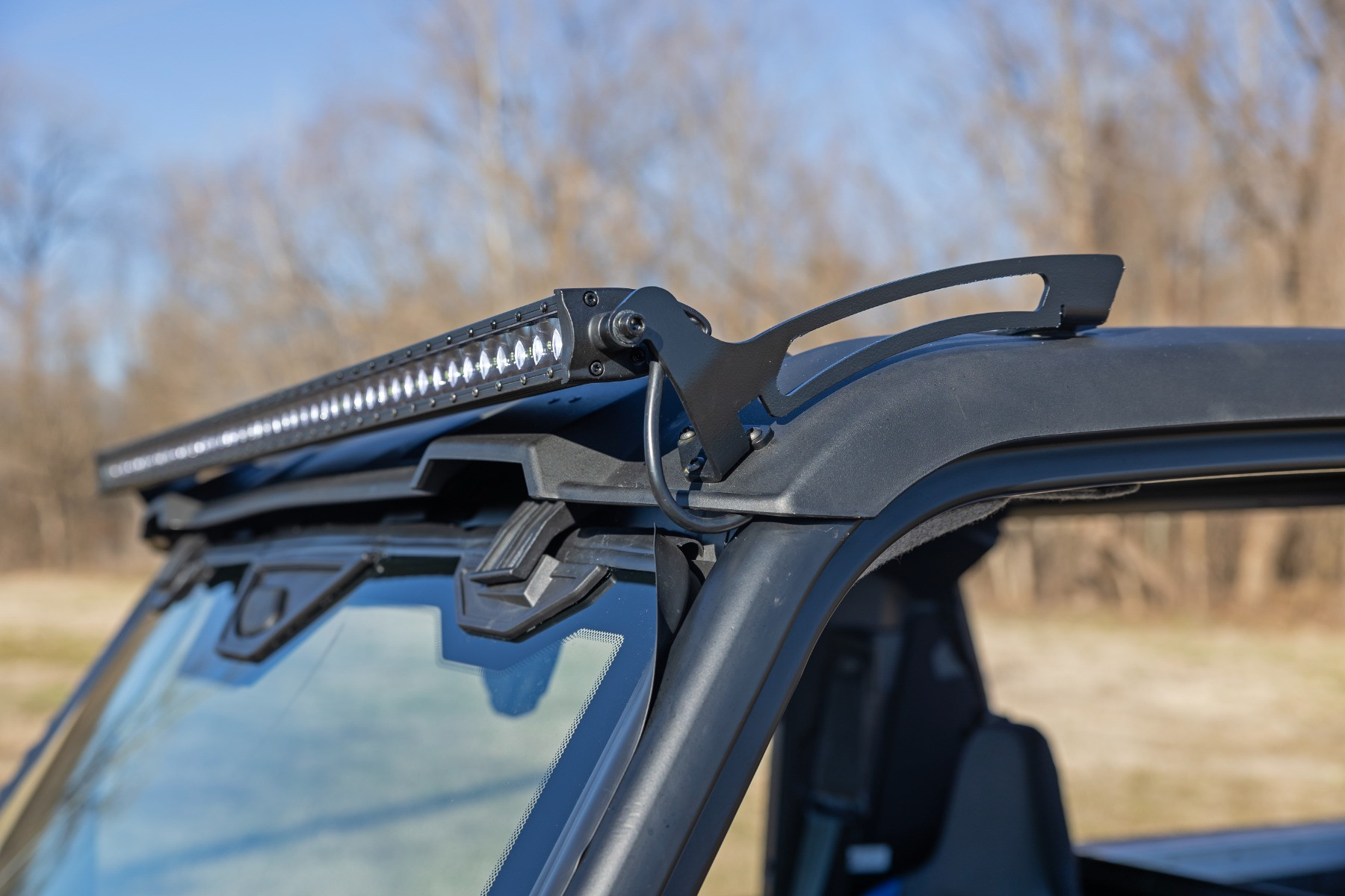 Polaris XPEDITION 50" Single Row LED Light Bar Roof Mount Kit | UTV Direct