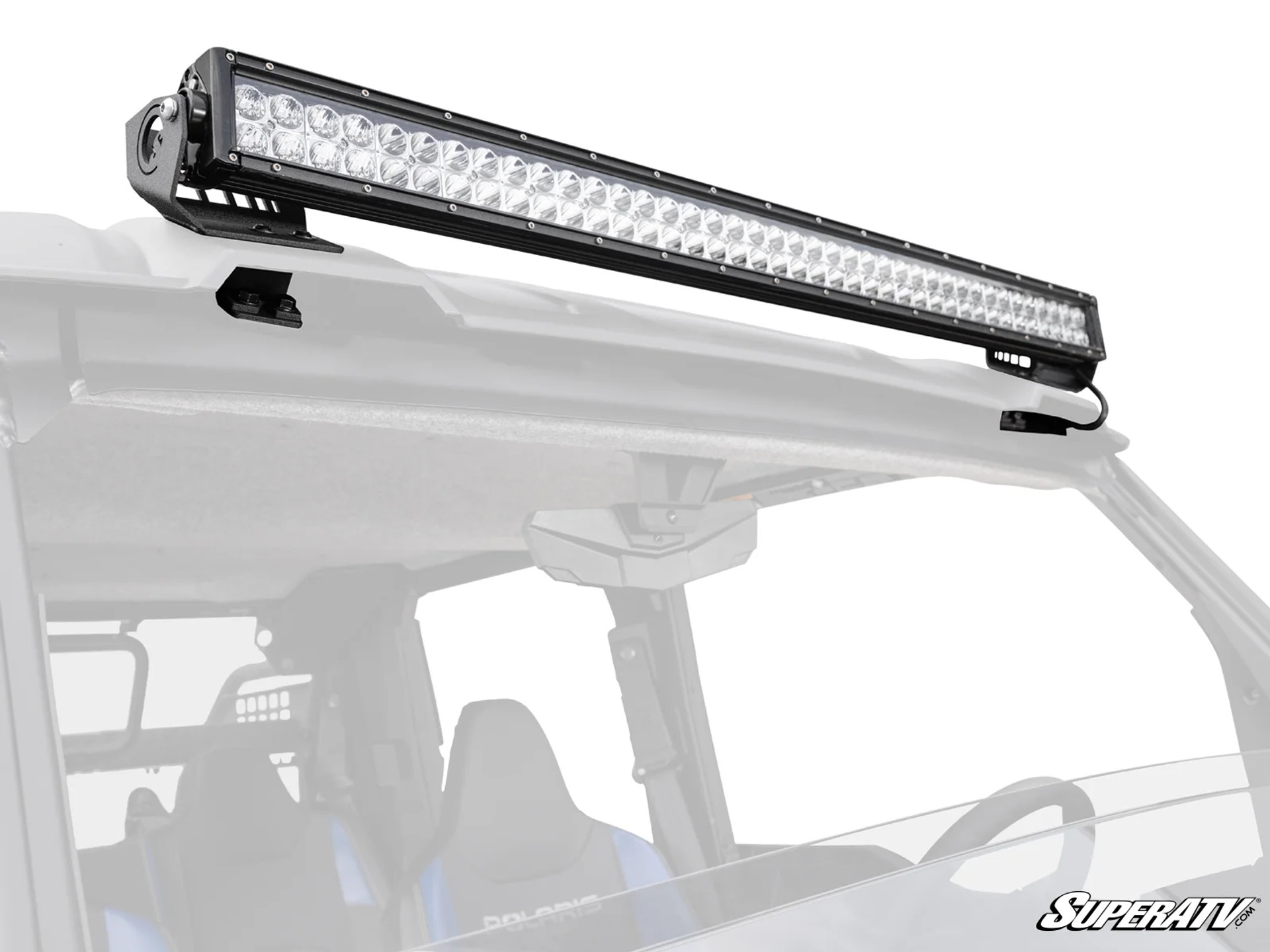 Polaris Xpedition 50 Single Row Led Light Bar Roof Mount Kit Utv Direct
