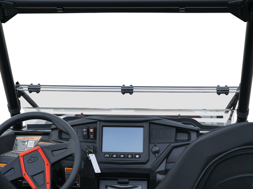 Polaris RZR 900 / 1000 Scratch Resistant Folding Windshield | UTV Direct