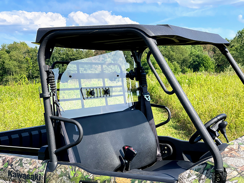 Kawasaki Mule Pro Mx Clear Rear Vented Windshield Utv Direct