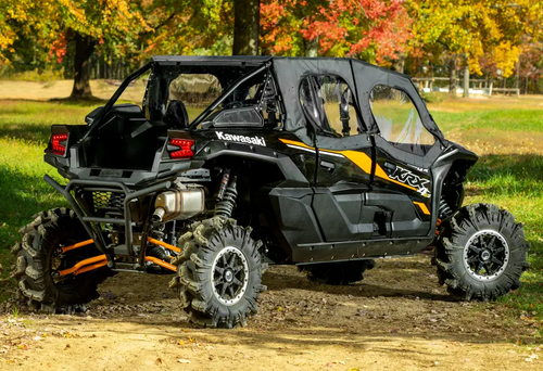 Kawasaki KRX 1000 4-Seat Primal Soft Enclosure Upper Doors | UTV Direct