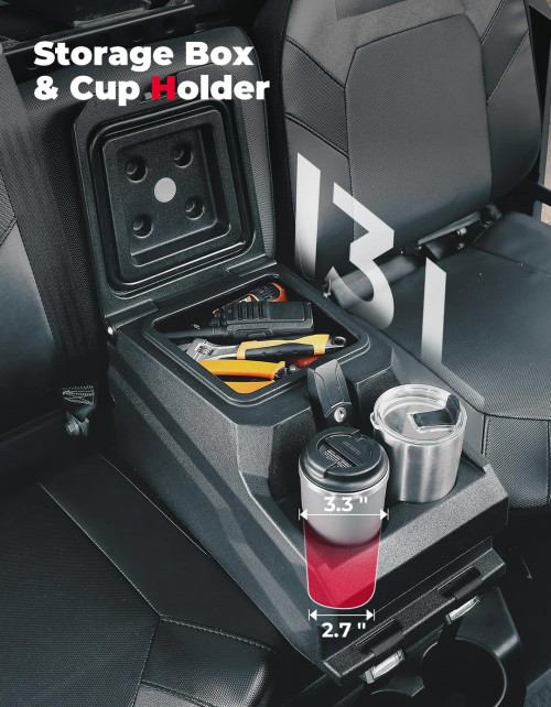 Polaris Ranger Fullsize Center Console Box | UTV Direct