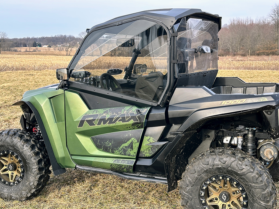 Yamaha Wolverine X2/RMAX-2 Tinted Polycarbonate Upper Door Kit | UTV Direct