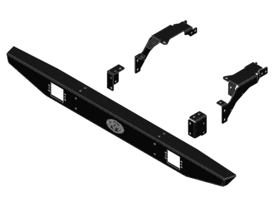 Polaris Ranger (XP) 1000 Rear Formed Bumper | UTV Direct