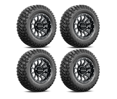 Raceline Trophy Wheel-BF Goodrich KM3 Tire Kit (32x10-15) | UTV Direct