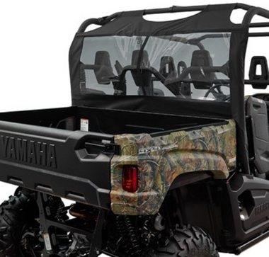 Yamaha Viking Rear Window (Black) | UTV Direct