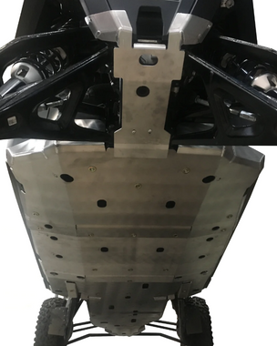 Polaris RZR Pro R 4-Seat Aluminum Skid Plate Kit 7pc | UTV Direct