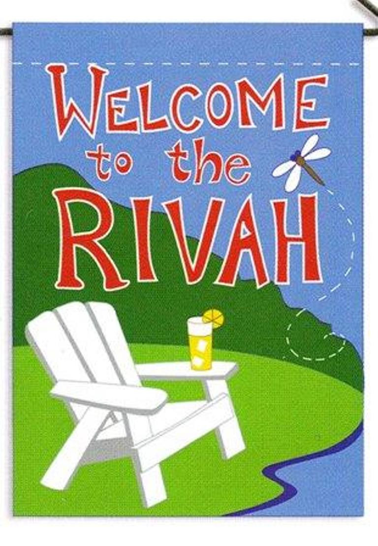 Welcome to the Rivah River Dragonfly Garden Flag Banner - Mary B ...